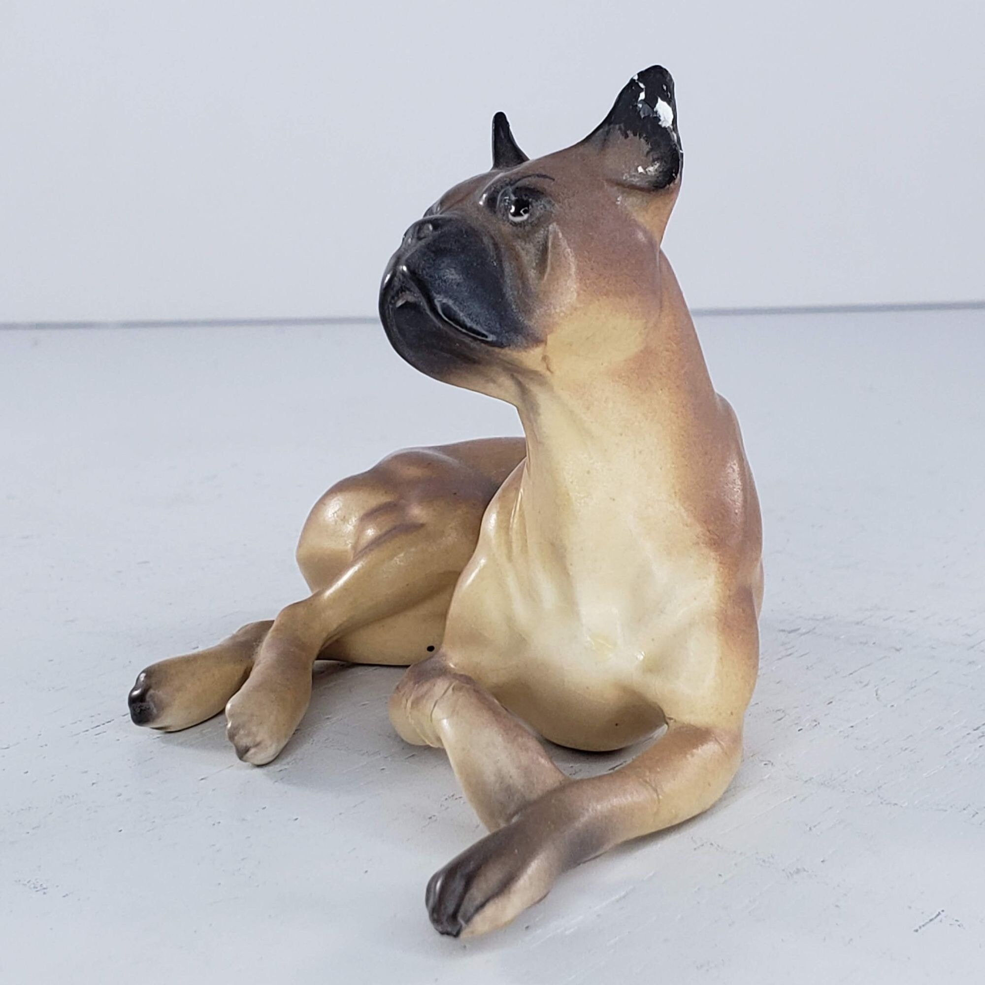 Hagen Renaker DW Boxer Bruce Dog Figurine Designer Workshop *repaired ...