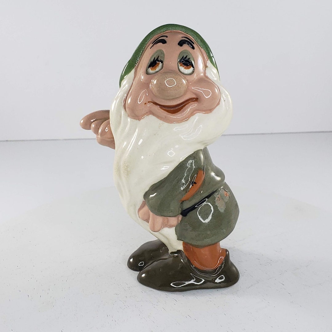 Evan K Shaw American Pottery Disney Sleepy Snow White Seven Dwarfs Figurine - Etsy