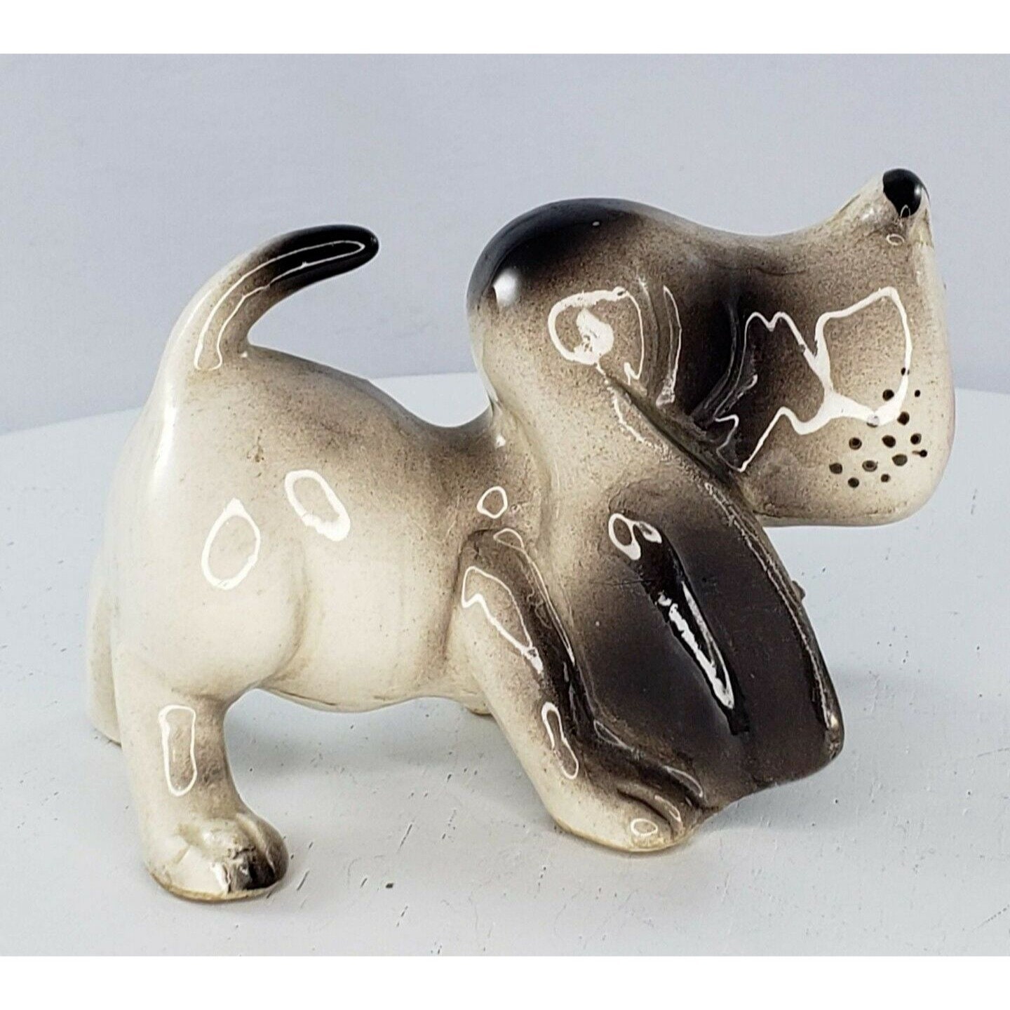 Freeman Mcfarlin Basset Hound Puppy Dog Figurine Black White Vintage - Etsy