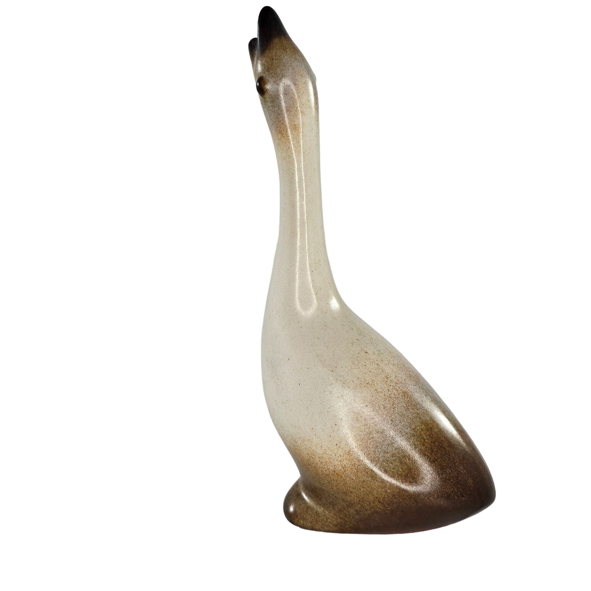 Vintage Howard Pierce Duck Bird Goose Figurine Head Up - Etsy