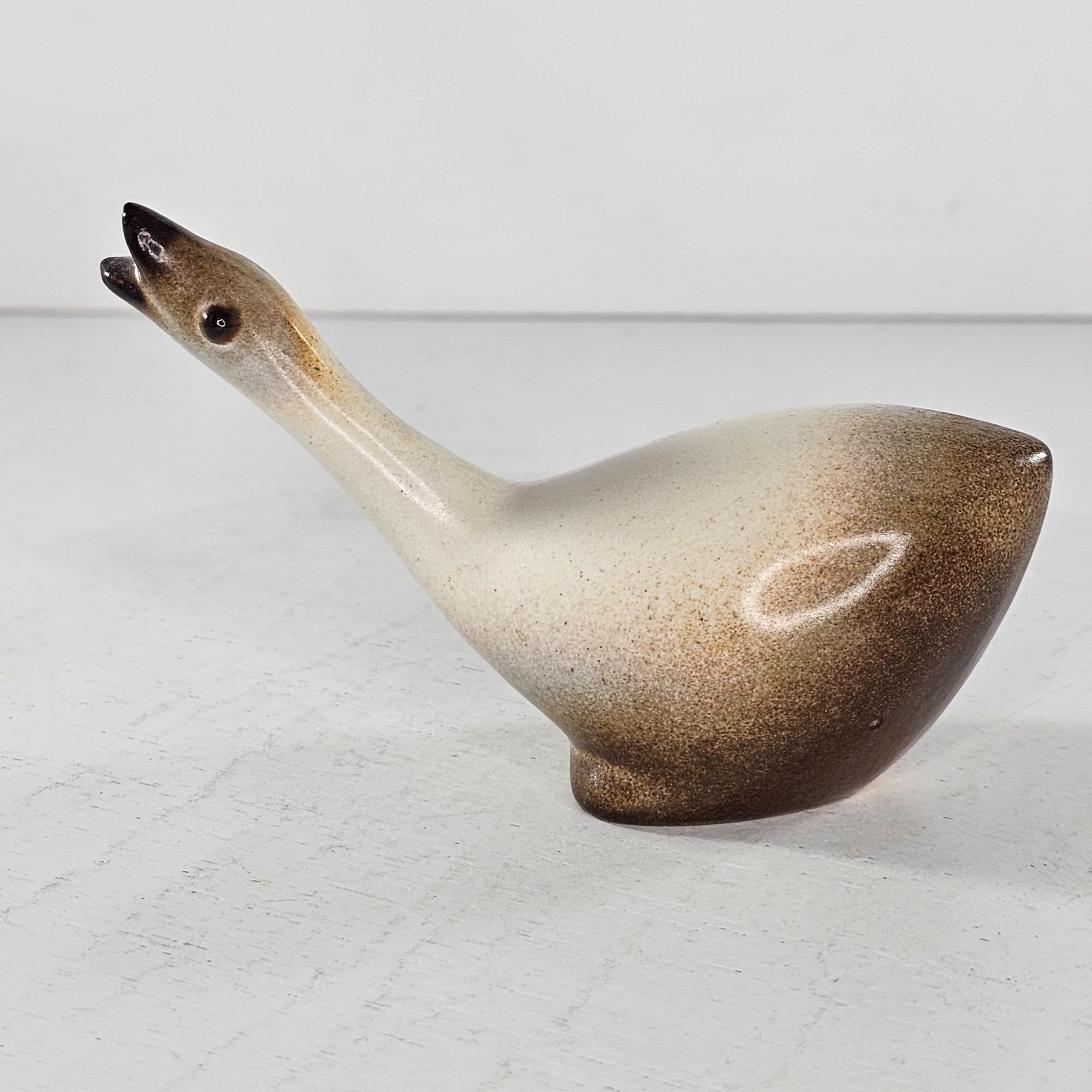 Vintage Howard Pierce Duck Bird Goose Figurine Stretched Neck - Etsy