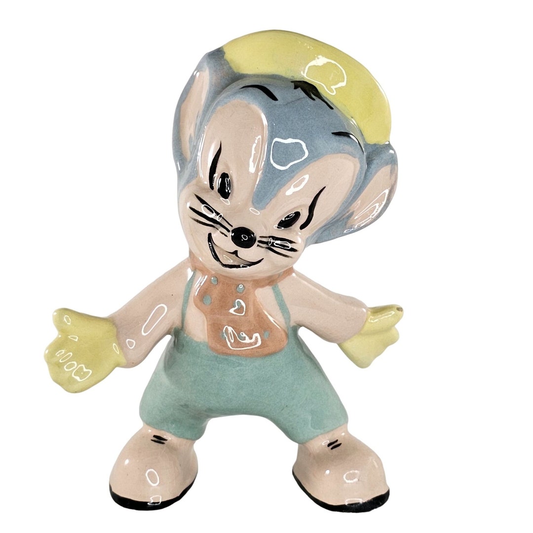 Evan K Shaw American Pottery Sniffles Mouse Figurine Standing - Etsy