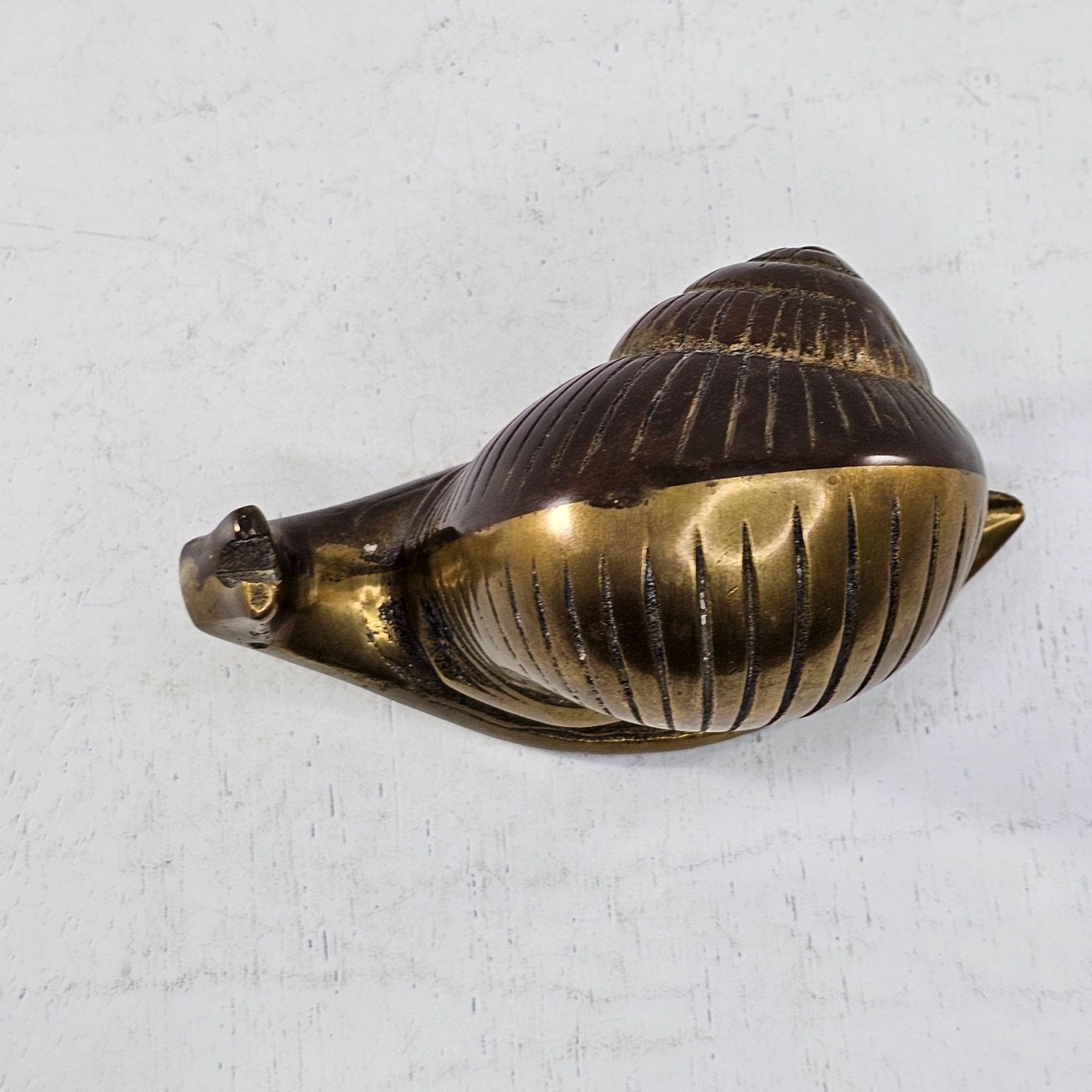 Vintage Brass Snail Paperweight Figurine - Etsy
