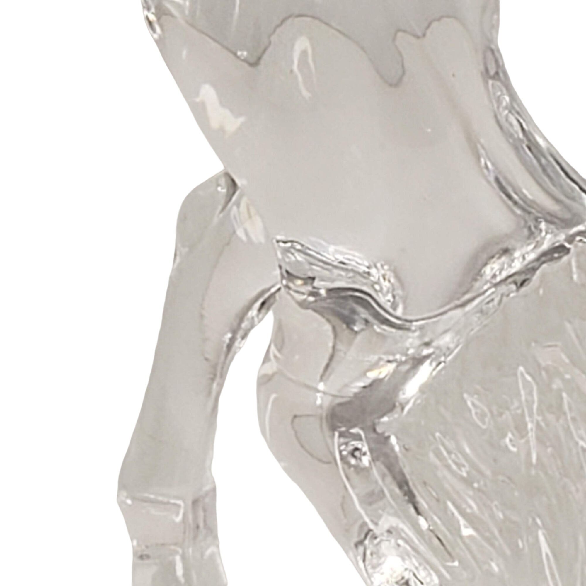 Cristal D'arques Deer Stag Buck Figurine 24% Lead Crystal Glass France ...