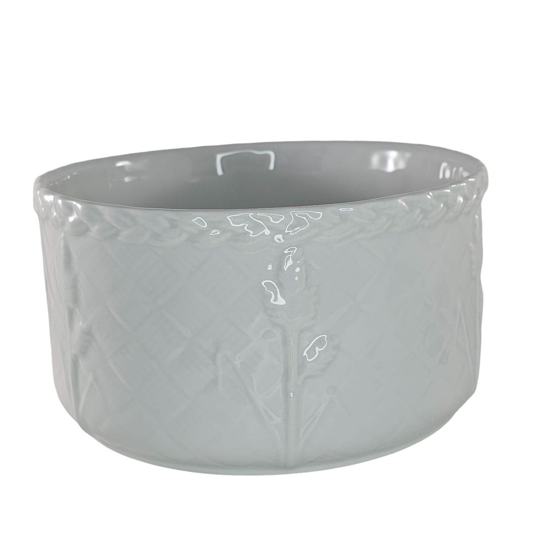 Royal Worcester Gourmet Oven China White Embossed Souffle Bowl - Etsy