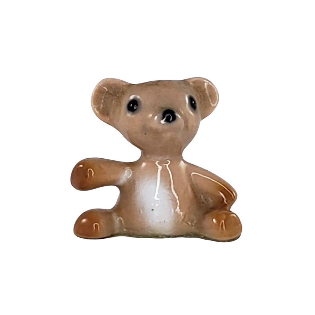 Hagen Renaker ? Teddy Bear Miniature Figurine White Chest Variation - Etsy