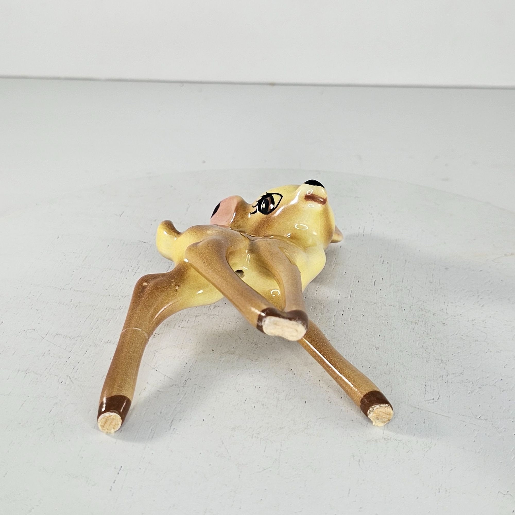Evan K Shaw American Pottery Disney Small Bambi Figurine Deer 4.5 ...