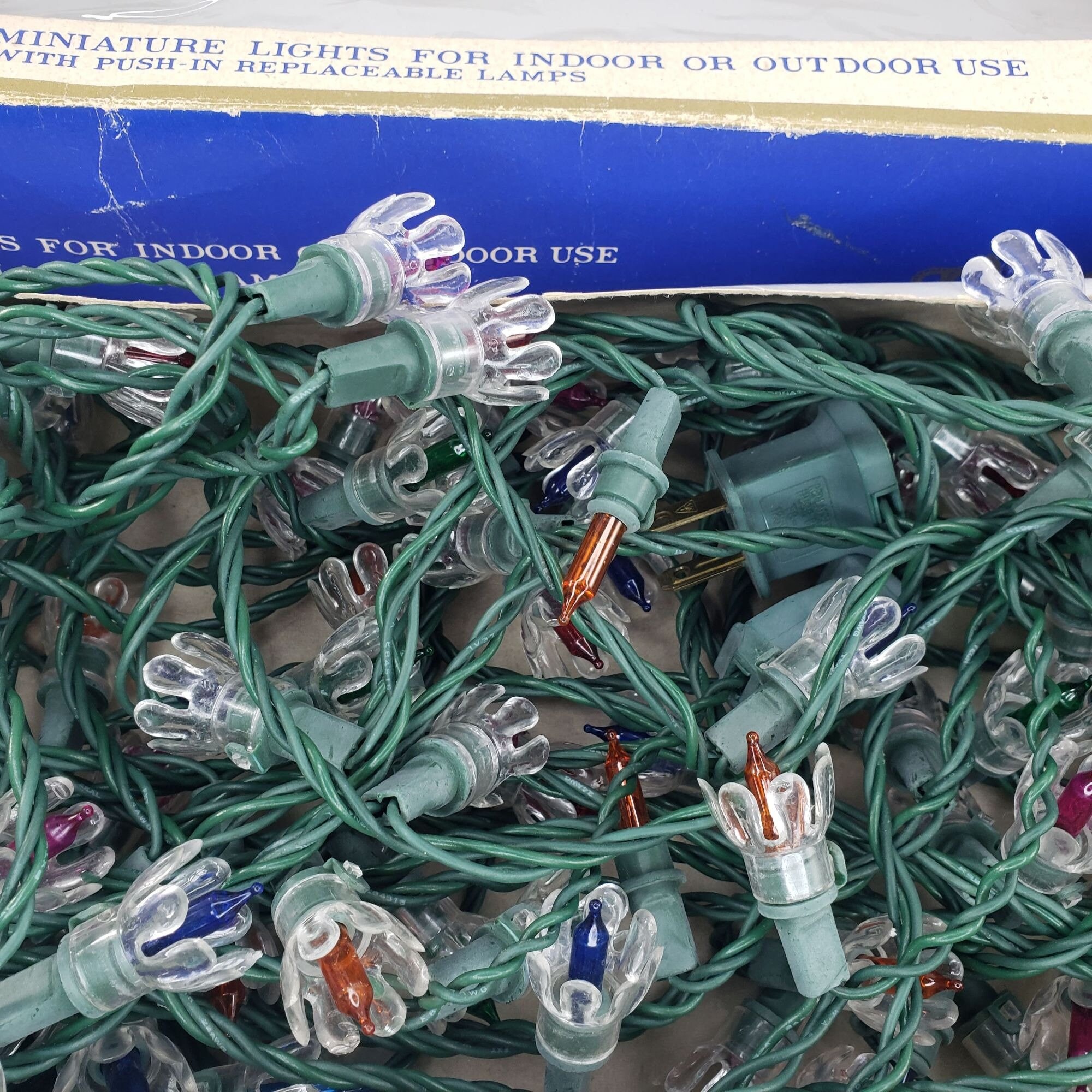 Vintage Italian Collection Flower Christmas Lights Sears - Etsy