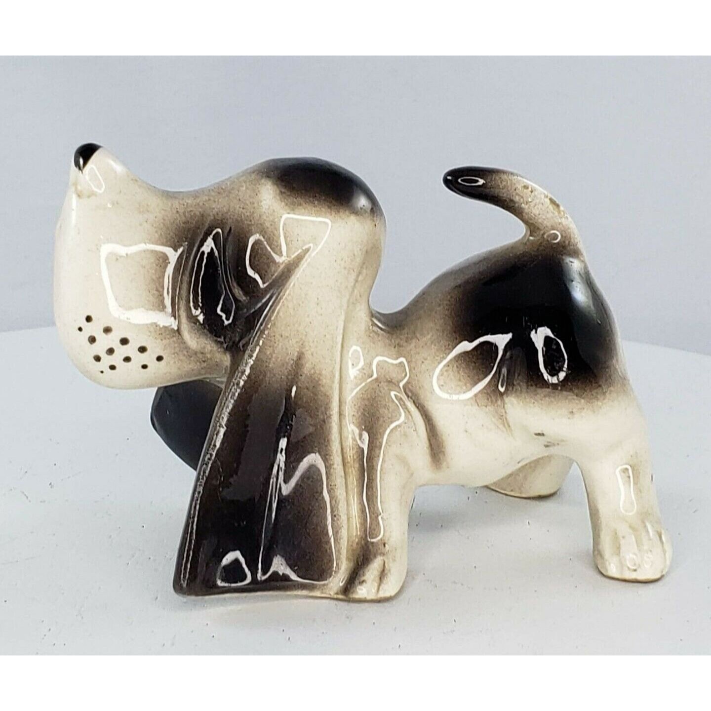 Freeman Mcfarlin Basset Hound Puppy Dog Figurine Black White Vintage - Etsy