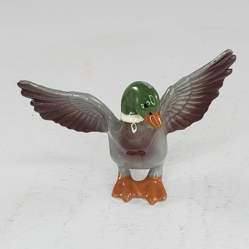 Hagen Renaker Mallard Papa Duck Bird Miniature Figurine Early Version ...
