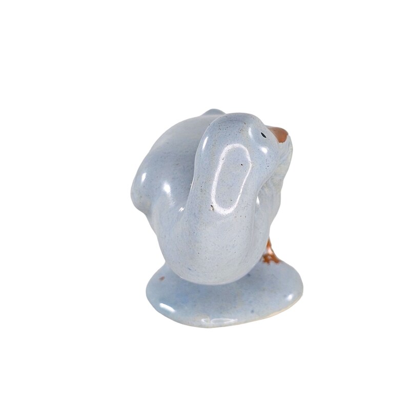 California Pottery Duck Goose Swan Bird Figurine Miniature Blue ...
