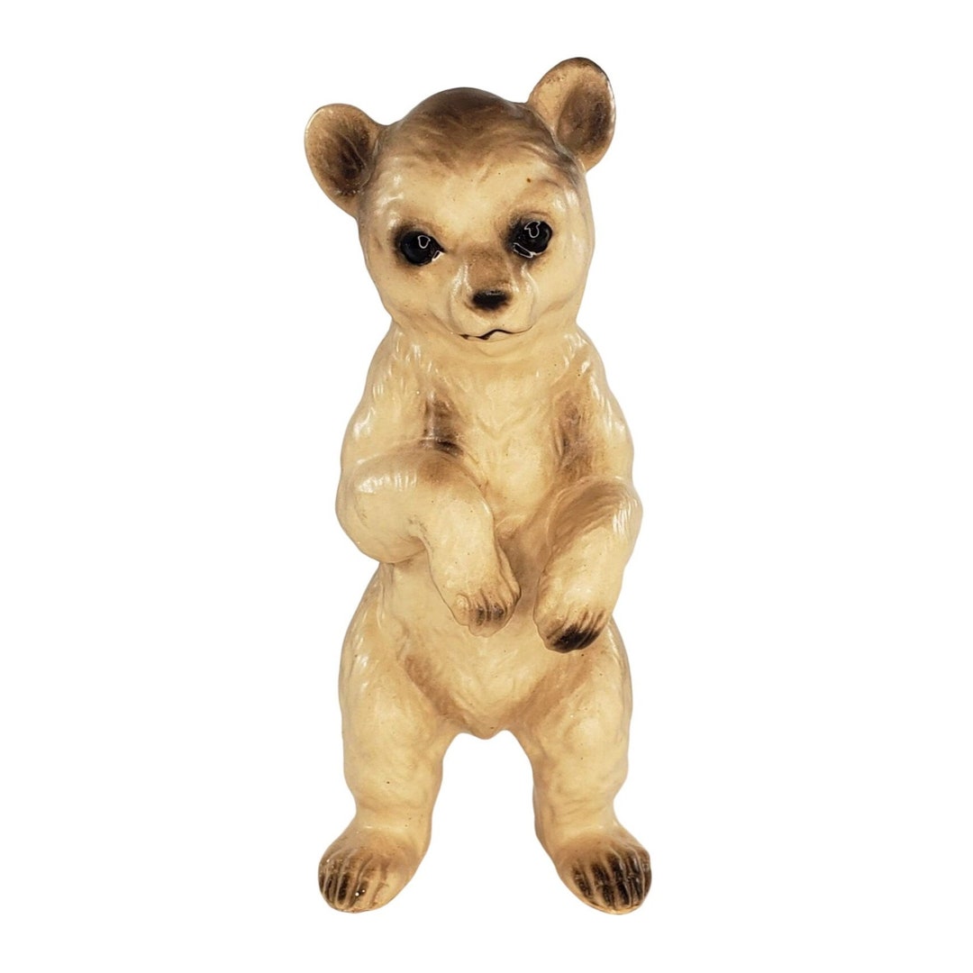 Josef Originals Grizzly Bear Cub Standing Figurine HTF - Etsy