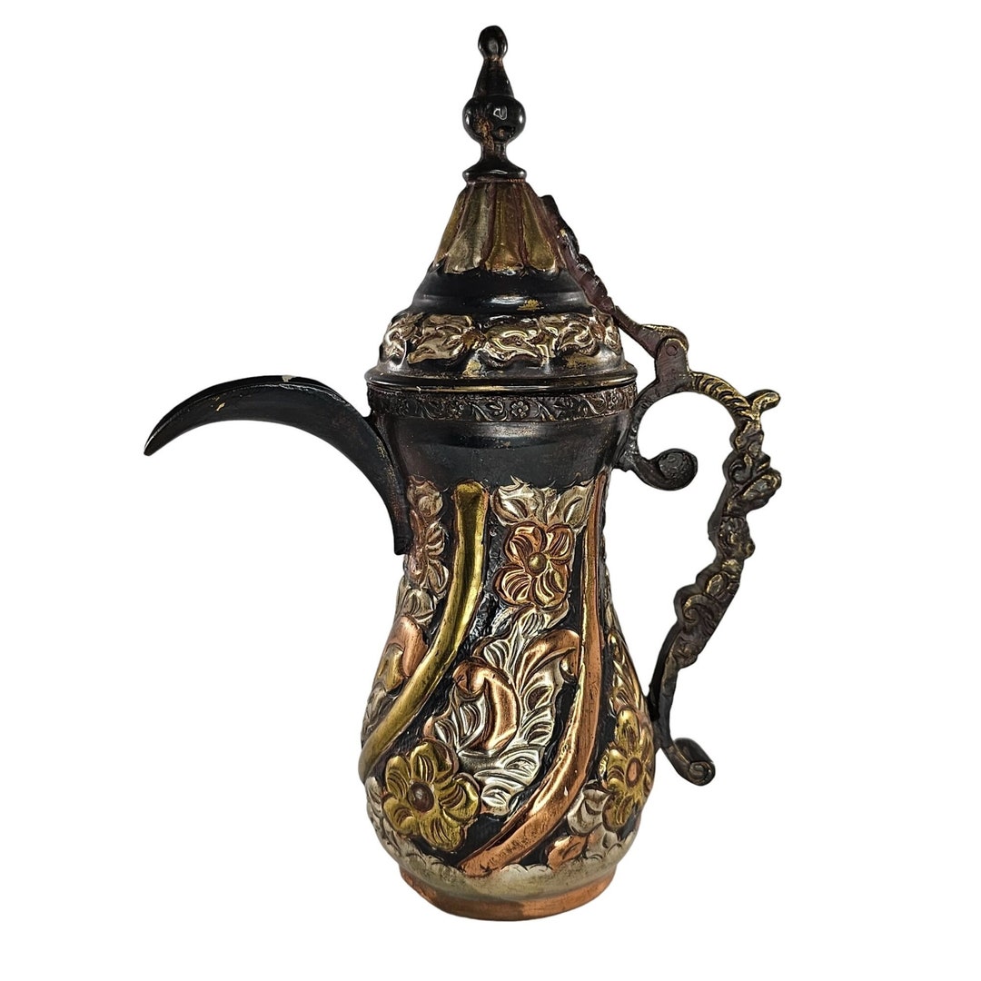 Vintage Middle Eastern Dallah Arabic Copper Coffee Pot - Etsy