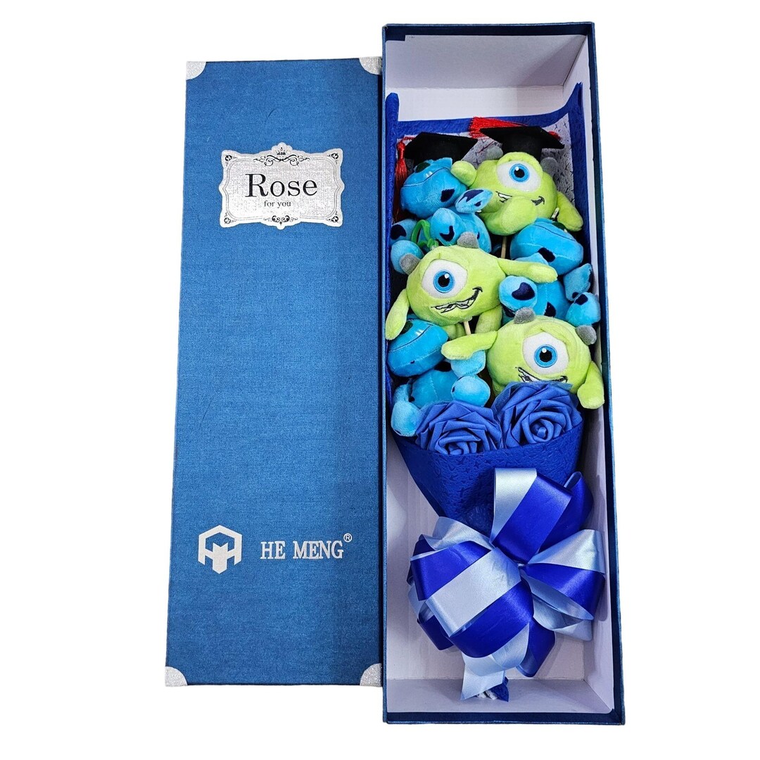 Monsters Inc. Plush Graduation Bouquet: Mike & Sully - Etsy
