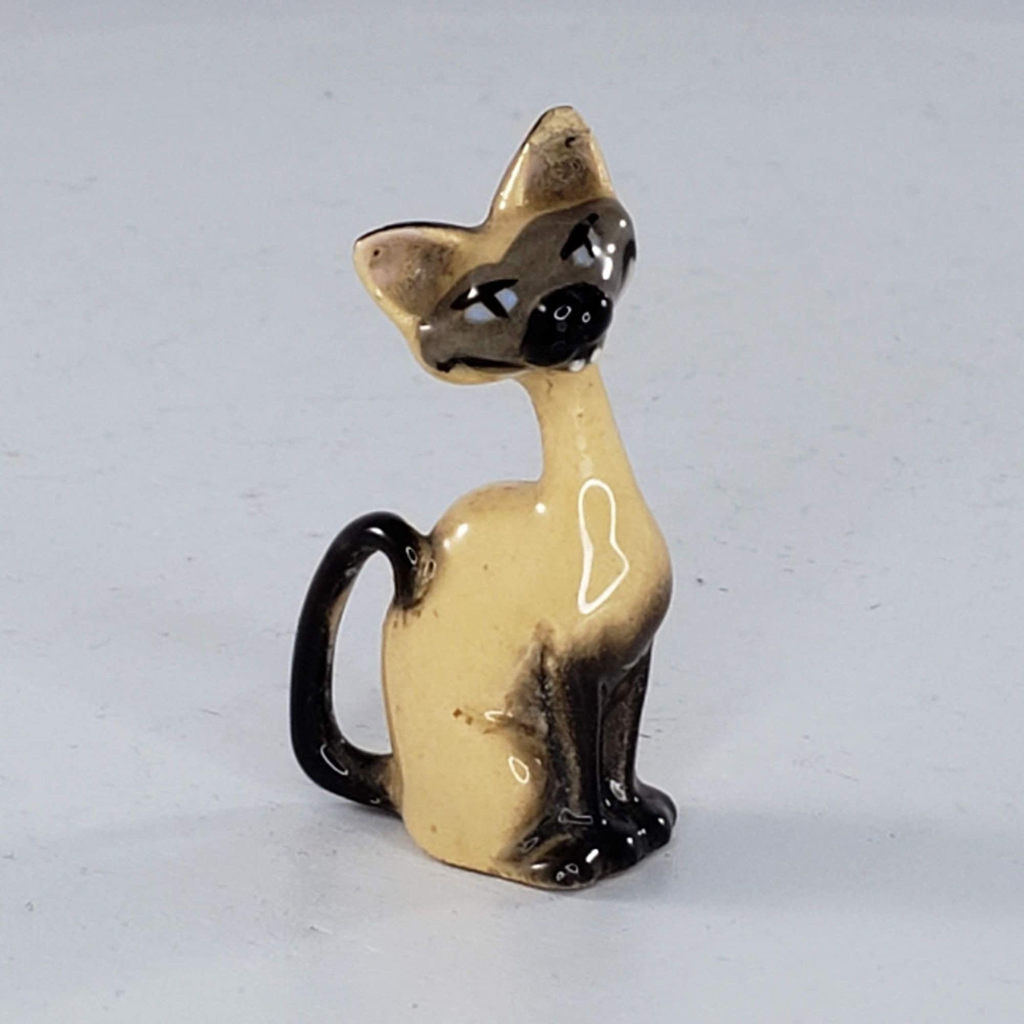Disney Hagen Renaker Si Am Siamese Cat Lady and the Tramp Figurine chip ...