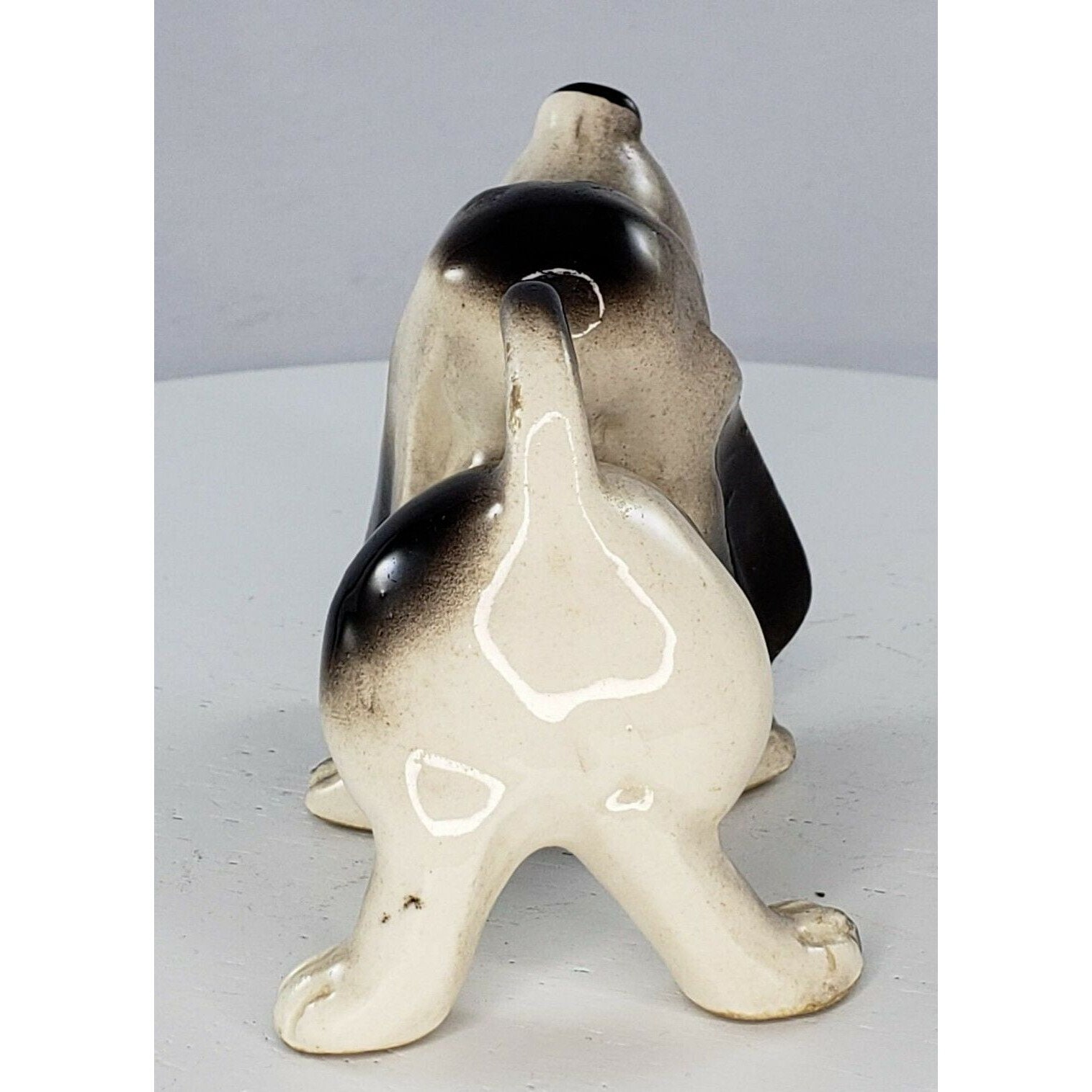Freeman Mcfarlin Basset Hound Puppy Dog Figurine Black White Vintage - Etsy