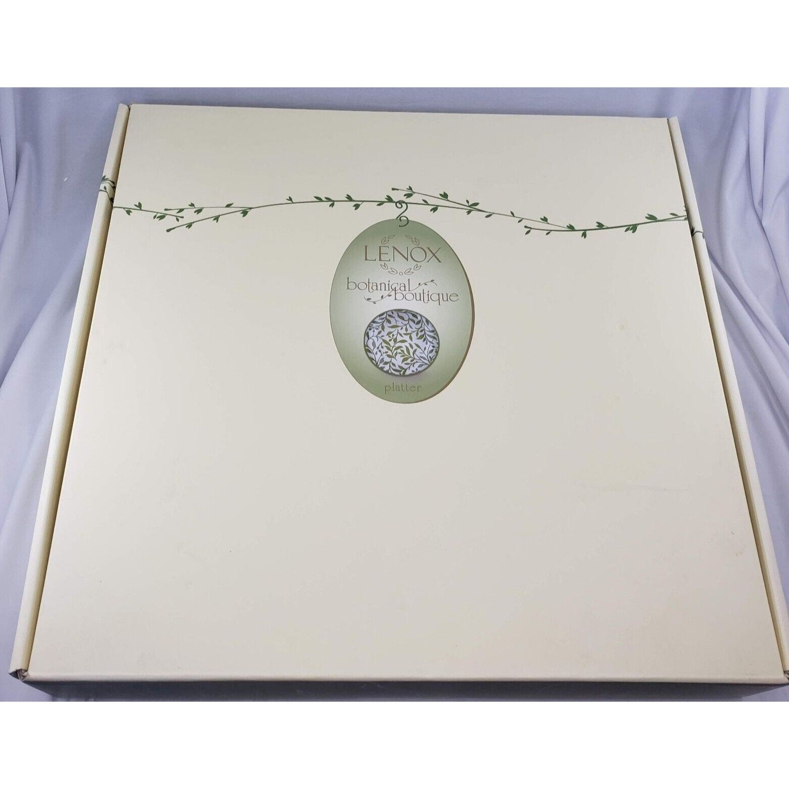 Lenox Botanical Boutique Platter Green Vines Non-lead Crystal - Etsy