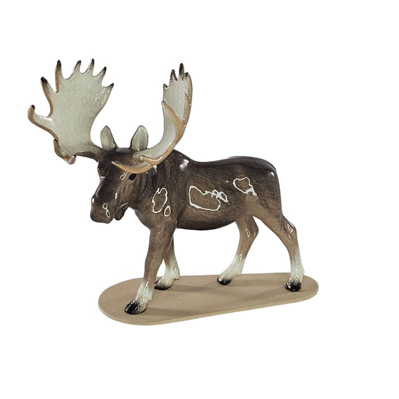 Moose Figurine - Etsy