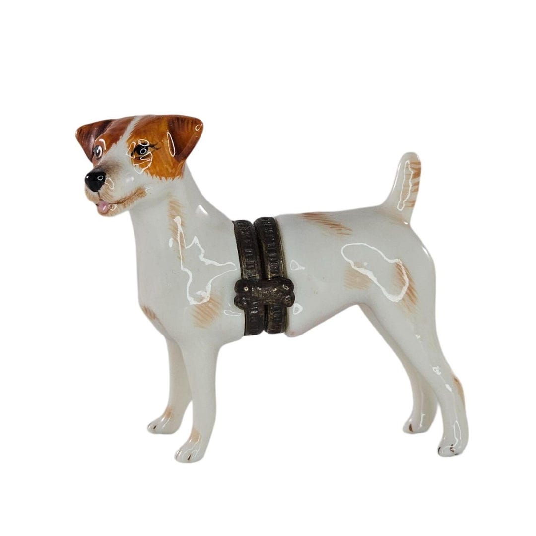 Vintage Jack Russell Terrier Figurine Studio USA Ceramic Dog ...