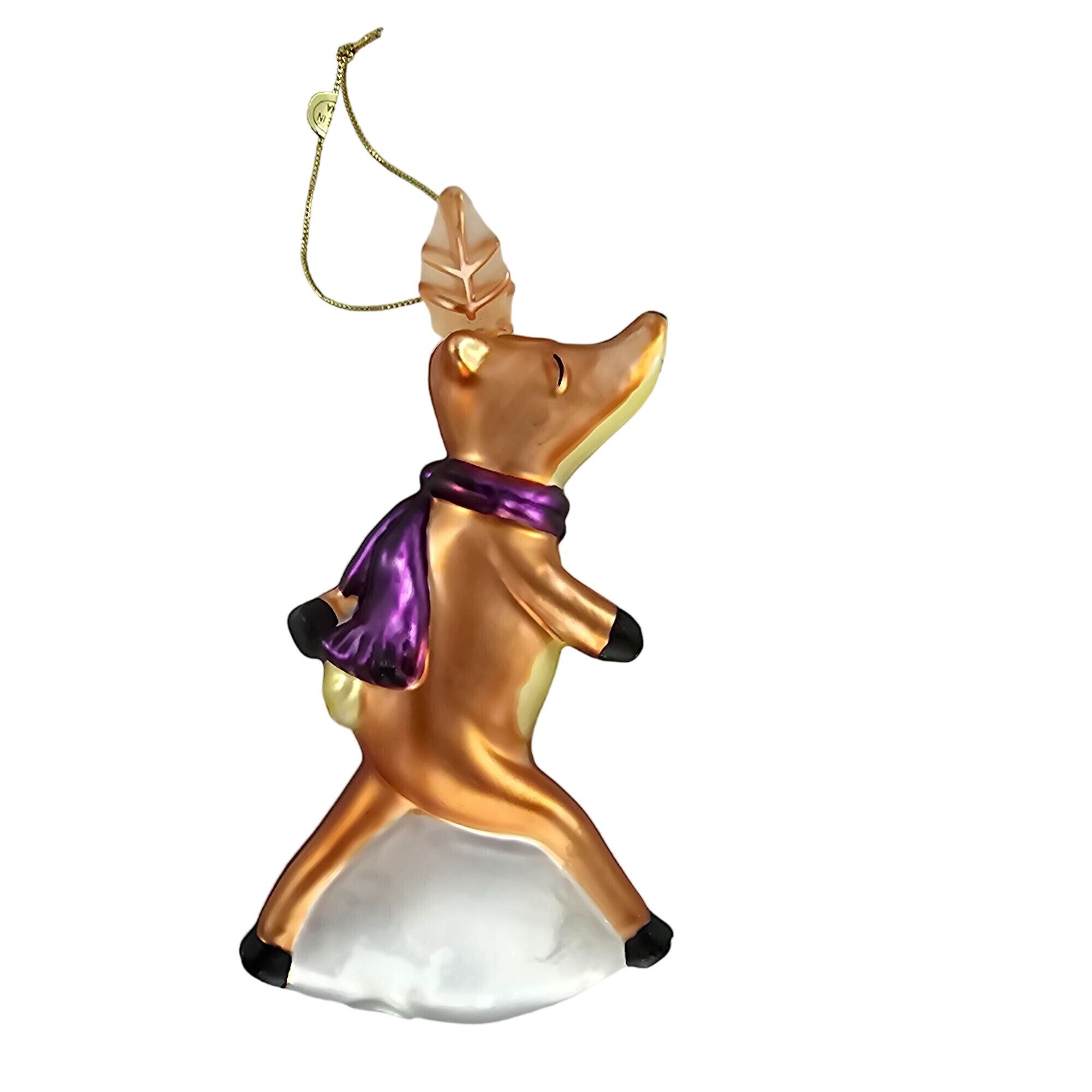 Pottery Barn Reindeer Prancer Ornament Blown Glass Christmas - Etsy