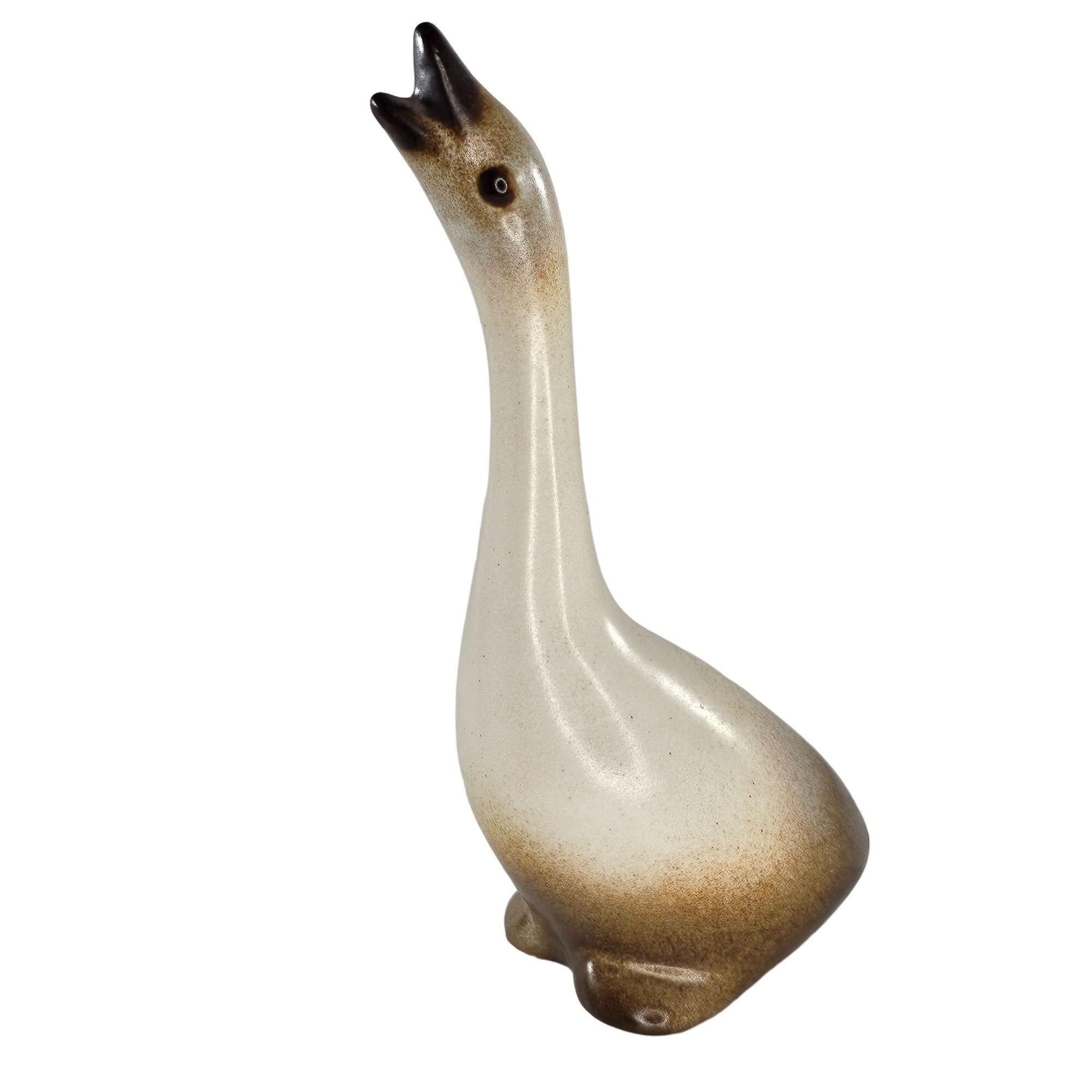 Vintage Howard Pierce Duck Bird Goose Figurine Head Up - Etsy