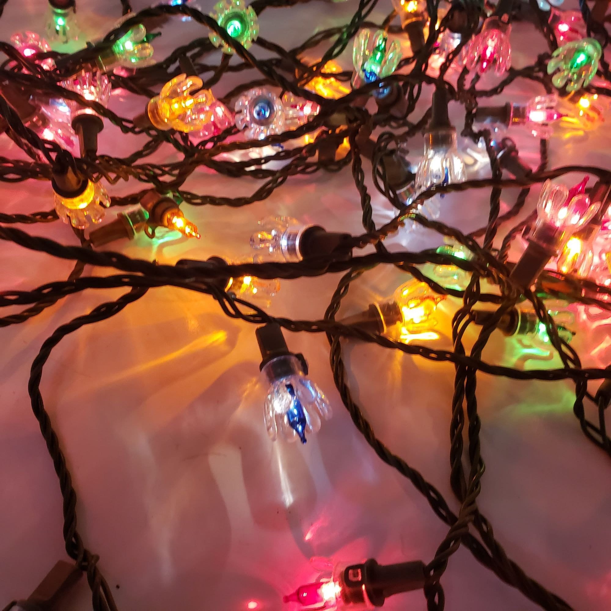 Vintage Italian Collection Flower Christmas Lights Sears - Etsy