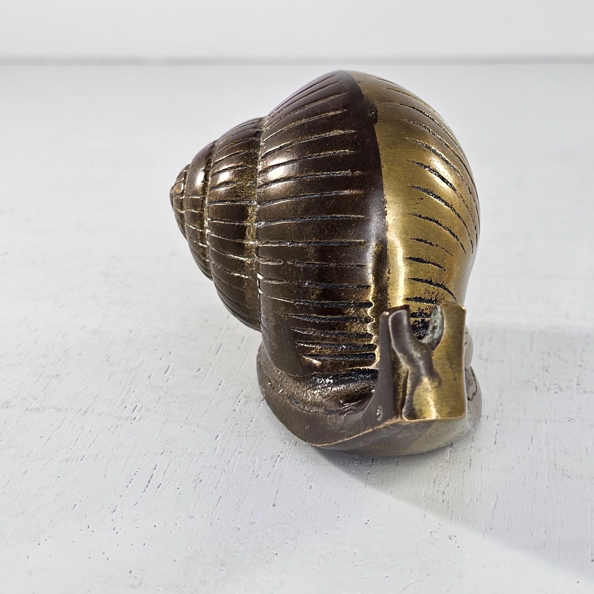 Vintage Brass Snail Paperweight Figurine - Etsy