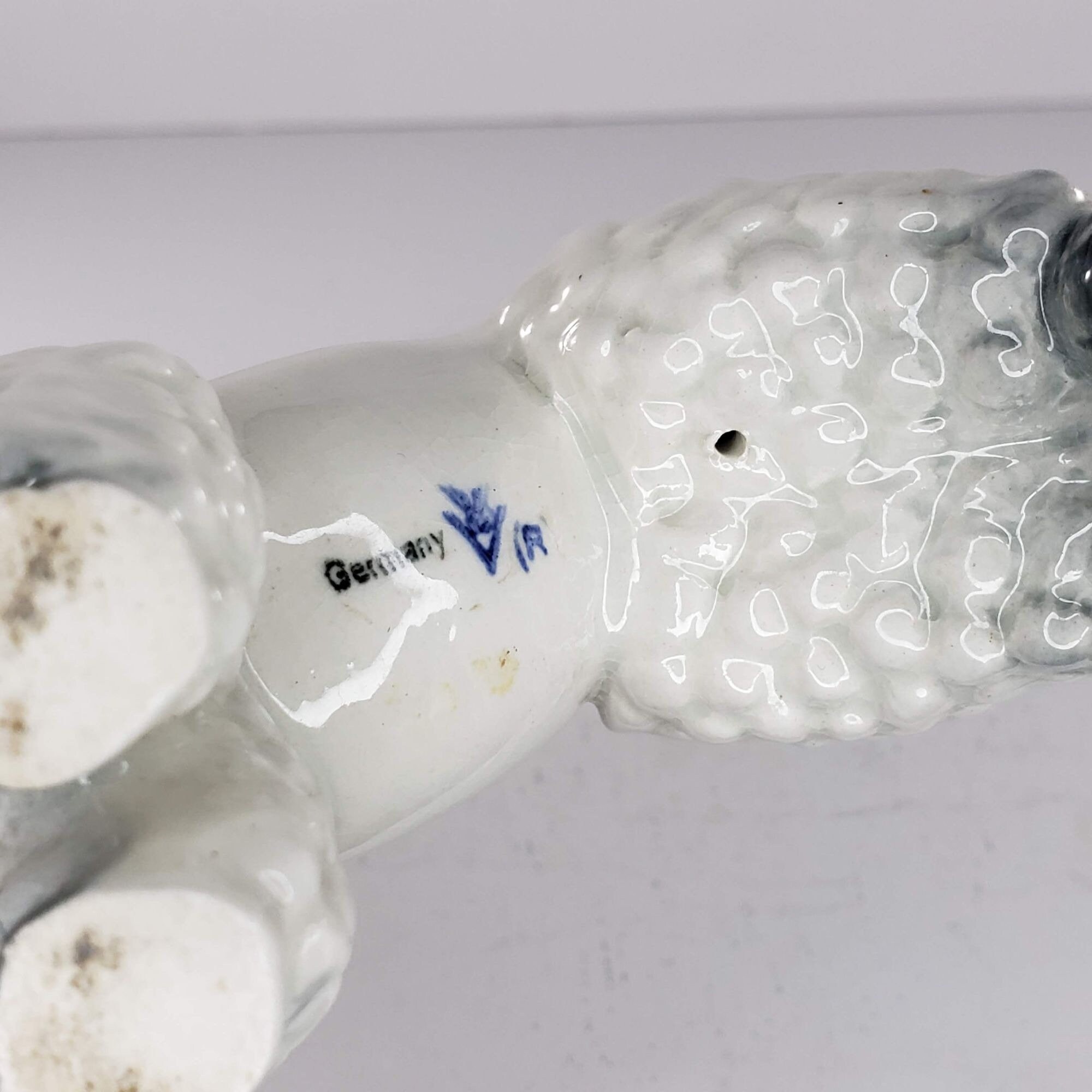 Goebel Germany Poodle Creamer White Figurine HTF - Etsy