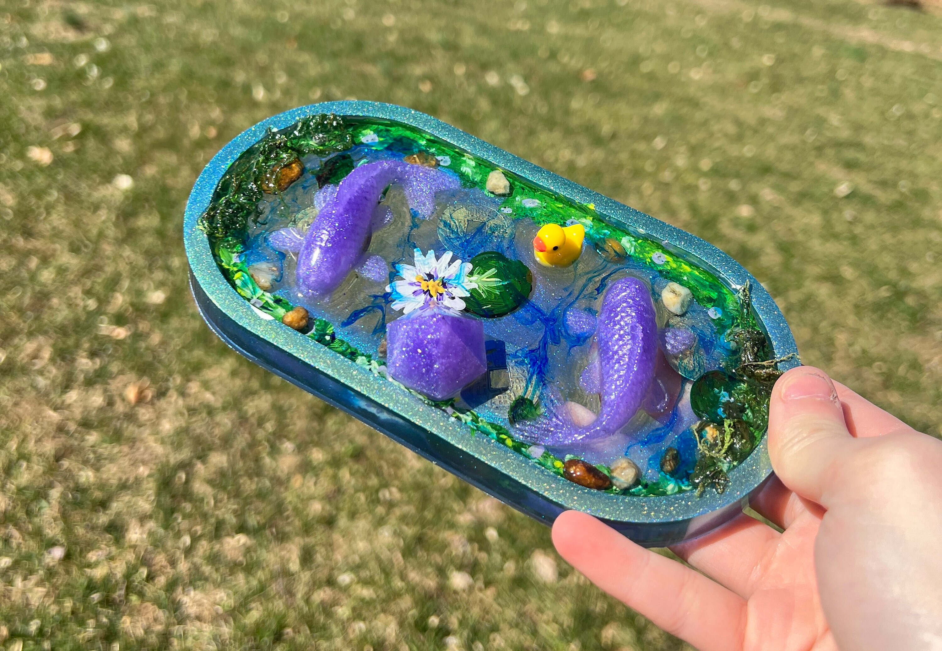 Resin Koi Fish Pond Tray - Etsy
