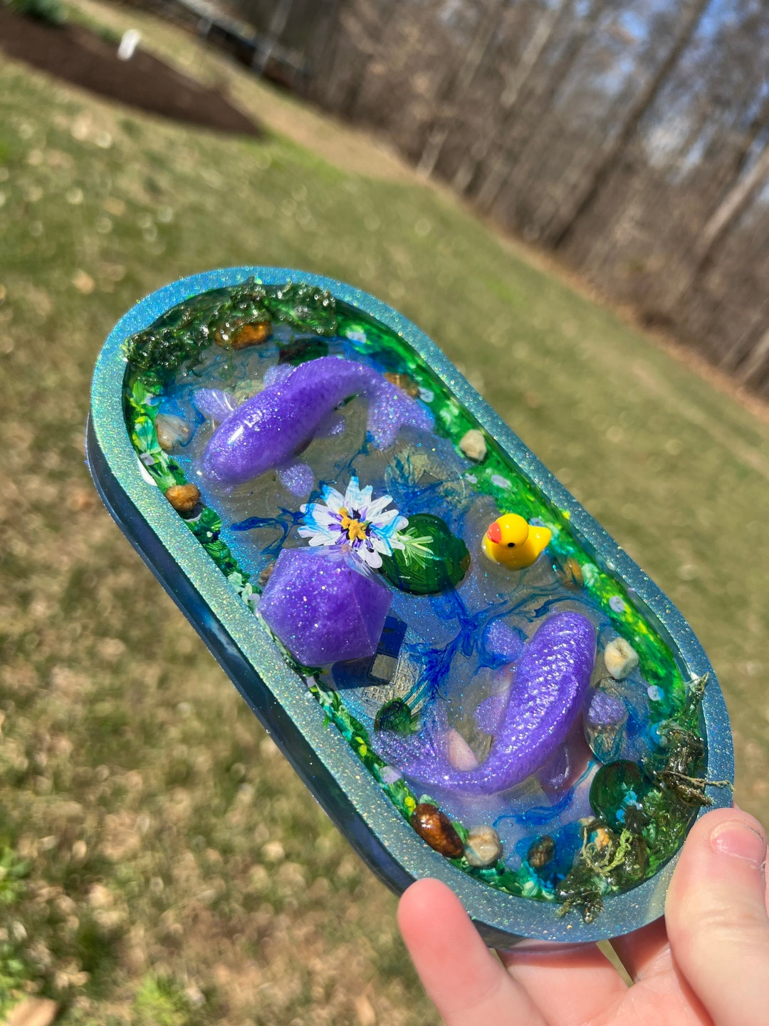 Resin Koi Fish Pond Tray - Etsy