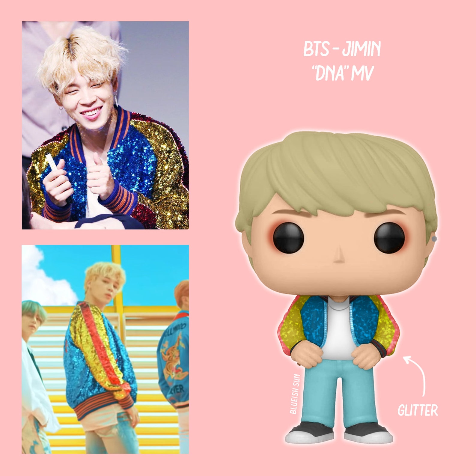 BTS Jimin ADN MV funko pop personalizado | Etsy
