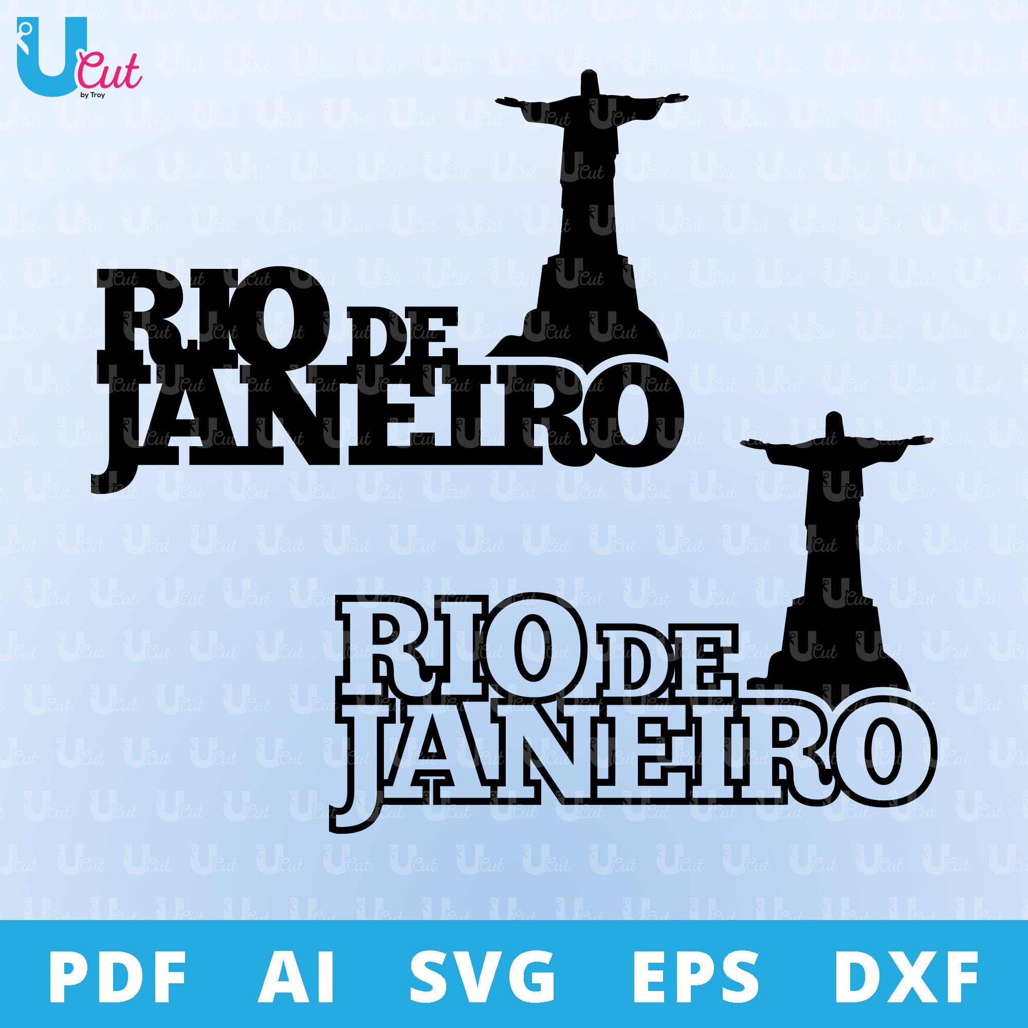Rio De Janeiro - Svg Pdf Ai Eps Dxf - Etsy