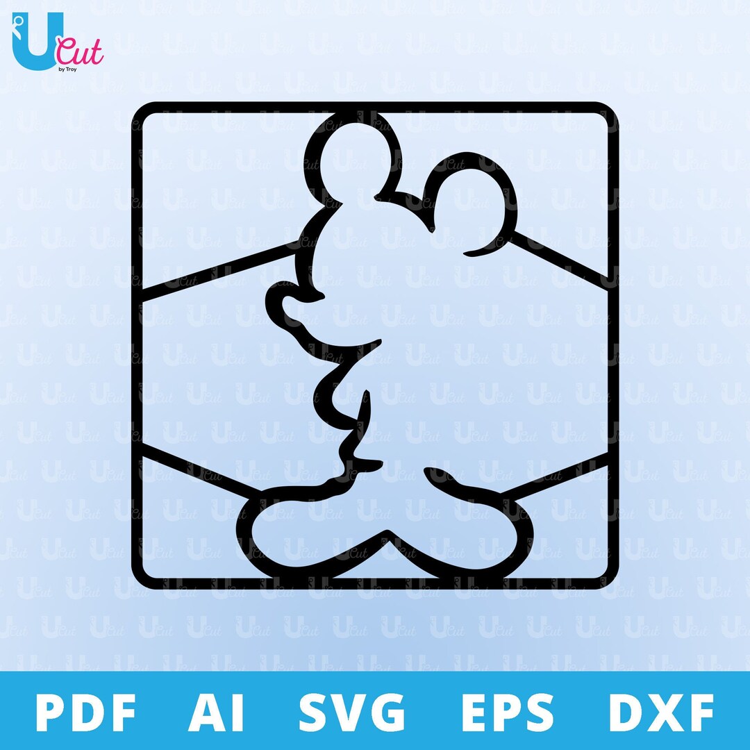 Mouse Frame - Svg Pdf Ai Eps Dxf - Etsy