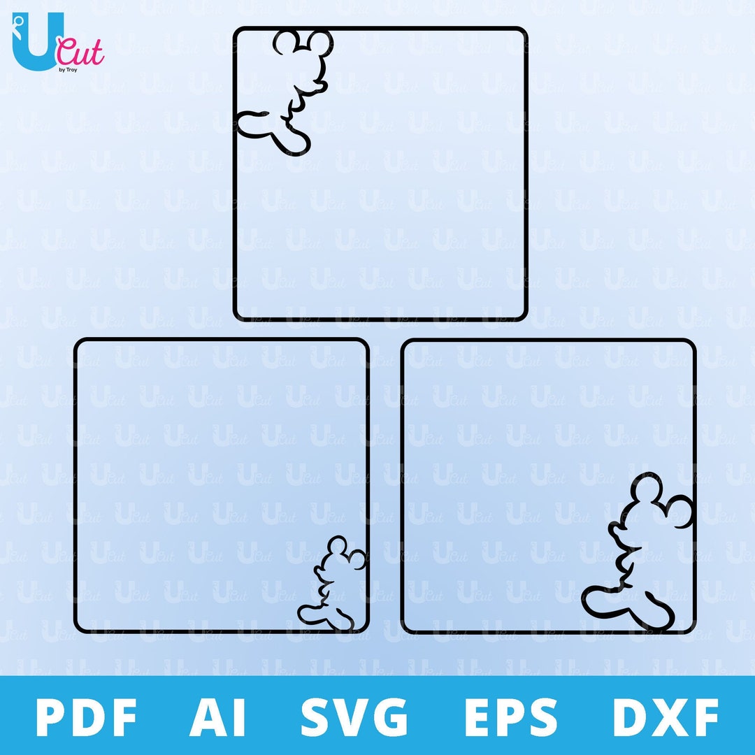 Mouse Frame - Svg Pdf Ai Eps Dxf - Etsy