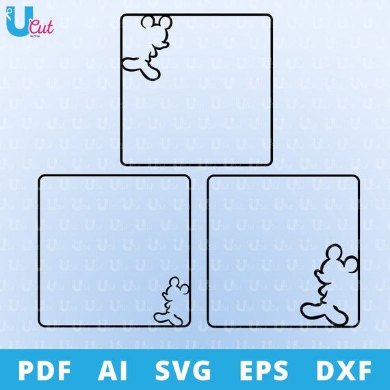 Mouse Frame Svg Pdf Ai Eps Dxf - Etsy