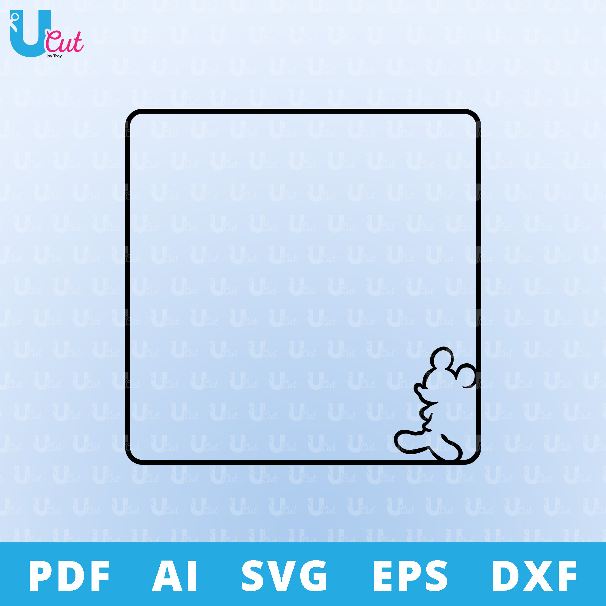 Mouse Frame - Svg Pdf Ai Eps Dxf - Etsy