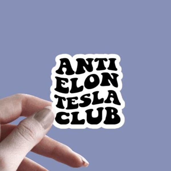 Anti Elon Bumper Sticker - Etsy