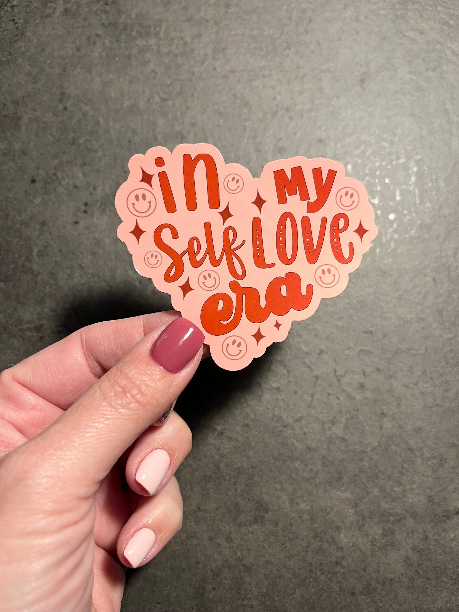 In My Self Love Era Sticker Motivational Positivity, Mental Health ...