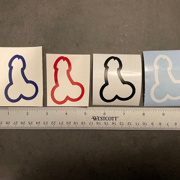 Hidden Penis Decals - Etsy