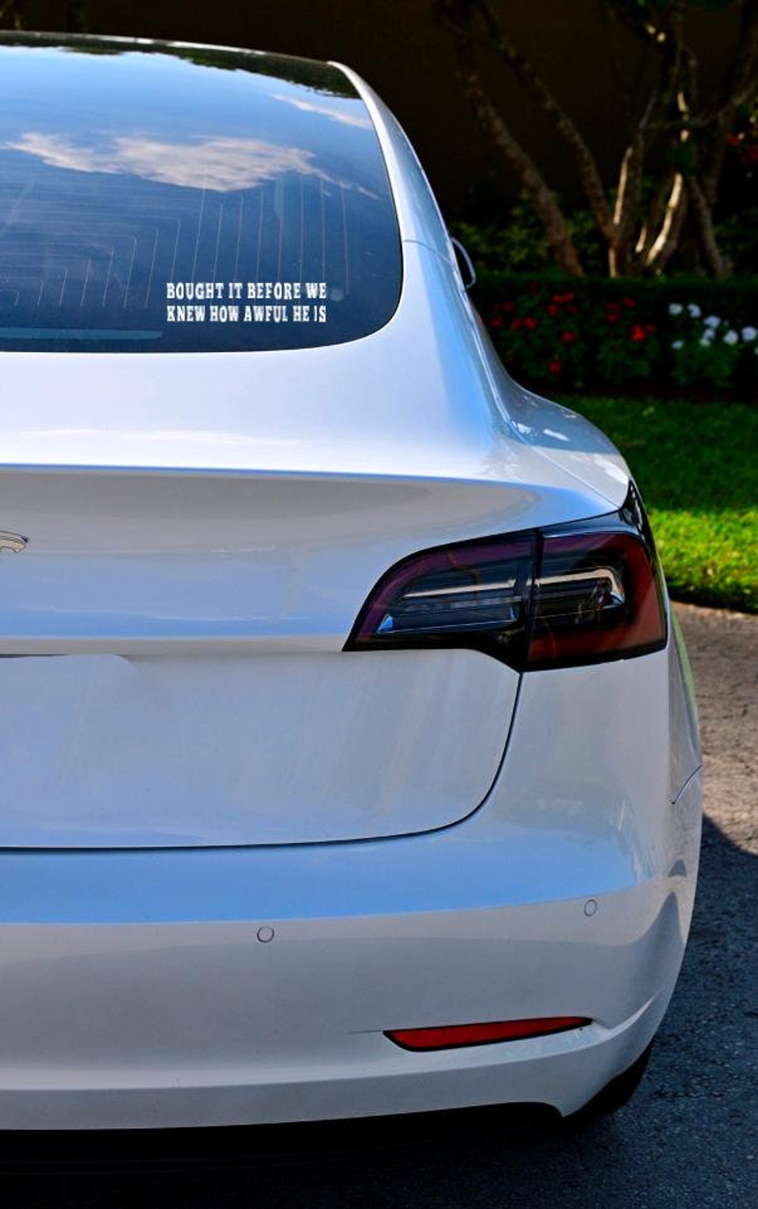 Bought It Before We Knew How Awful He Is- Vinyl Decal | Window Bumper ...