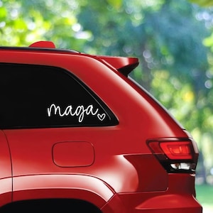 Maga - Decal | Trump Decal | Trump 2024 | MAGA | 45 - 47 | Repulican ...