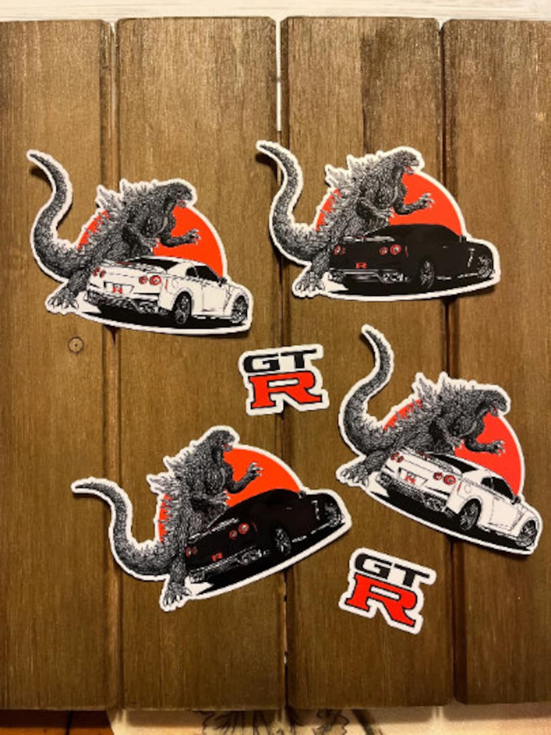 JDM Godzilla GTR Sticker | R35 | Skyline - Funny Sticker, JDM Sticker ...