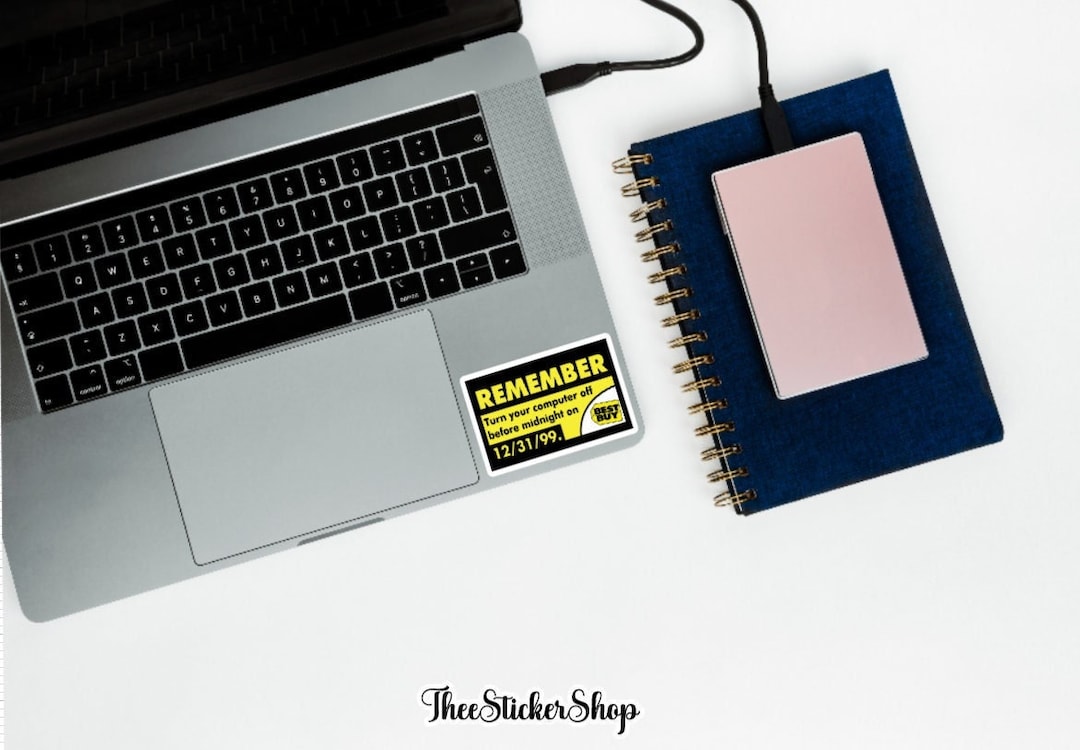 Best Buy Sticker | Y2K Warning Sticker | Remember Turn Your Computer ...