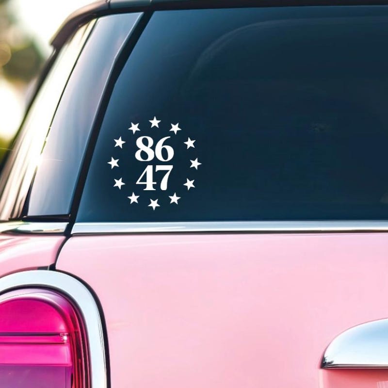 8647 Bumper Sticker - Etsy