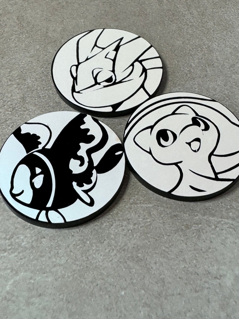 TCG Ability Markers Set of 6 Custom Acrylic Pokemon Supporter Pokemon ...