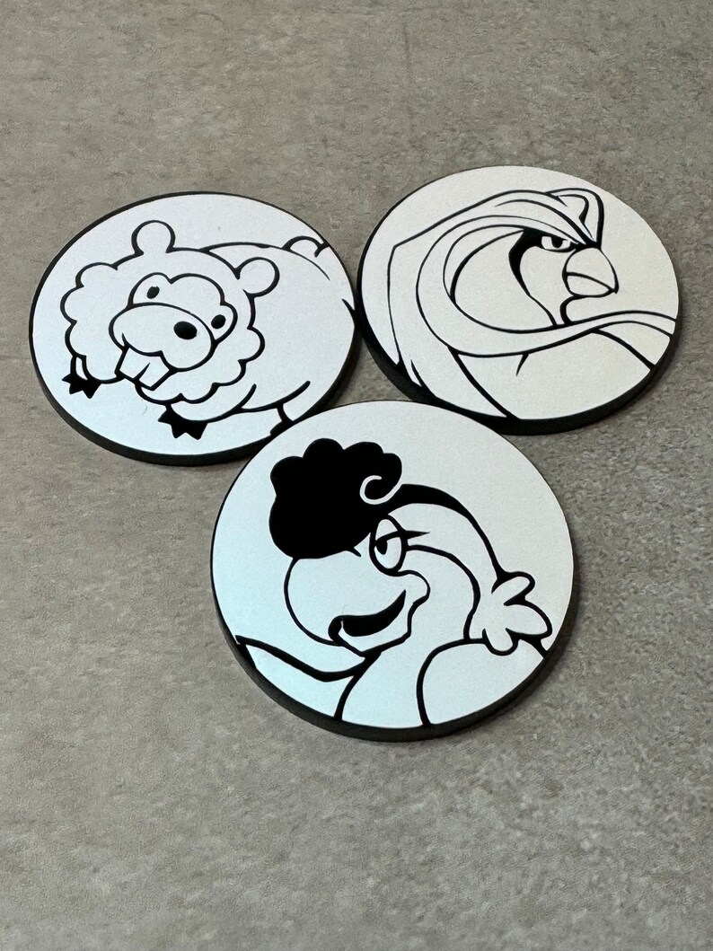 TCG Ability Markers Set of 6 Custom Acrylic Pokemon Supporter Pokemon ...