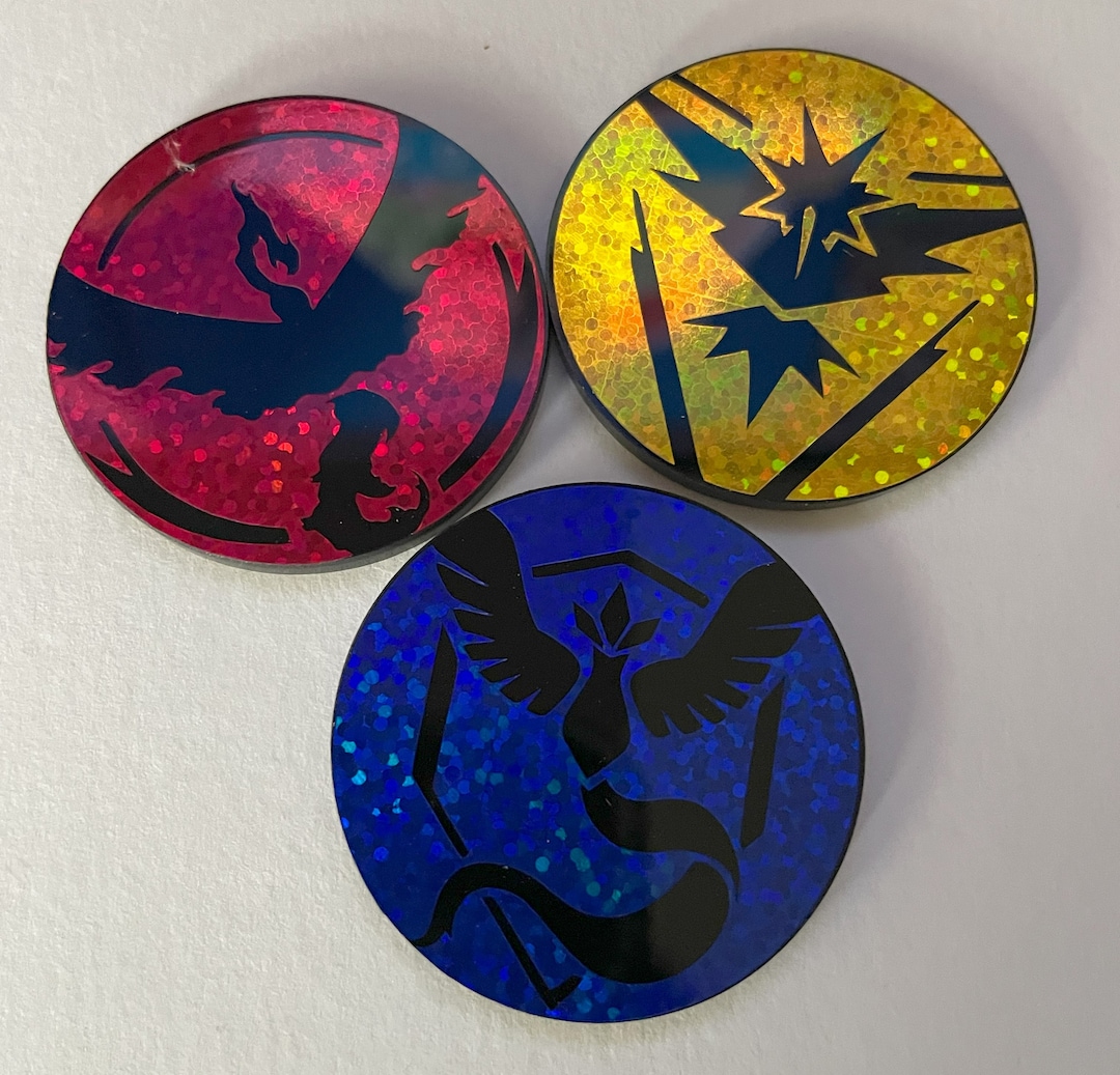 TCG Ability Markers Set of 3 Custom Acrylic Pokemon Go Gyms Mystic ...