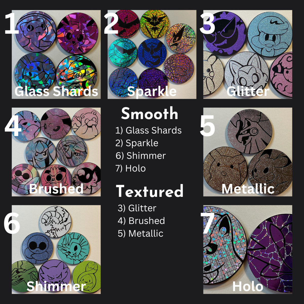 TCG Ability Markers Set of 3 Custom Acrylic Pokemon - Etsy