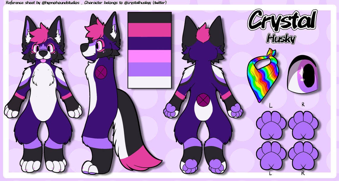 READ DESC CUSTOM Furry Reference Sheet Furry Fursona - Etsy
