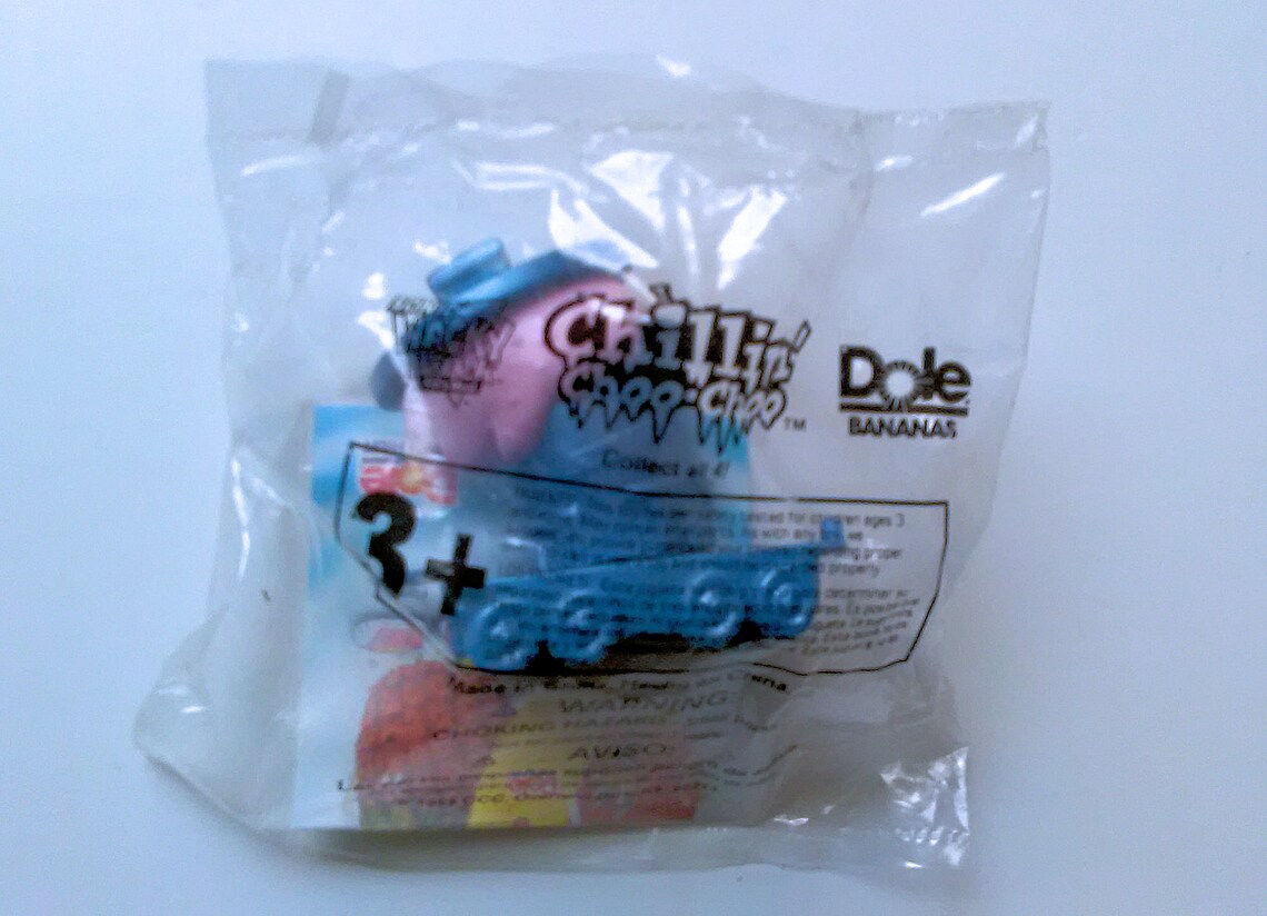 Unopened Set 4 Sonic Wacky Pack 1998 CHILLIN' CHOO CHOO Ice Cream Train ...